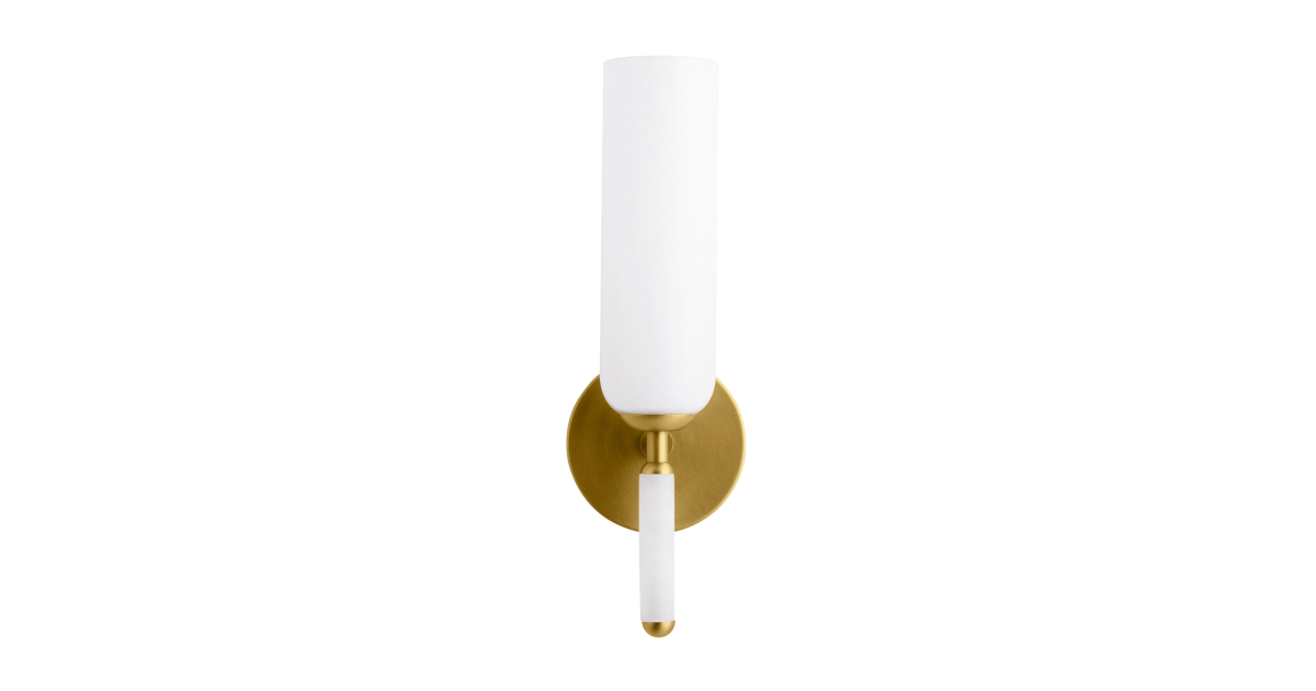49111 - Norwalk Wall Sconce - Opal, Glass