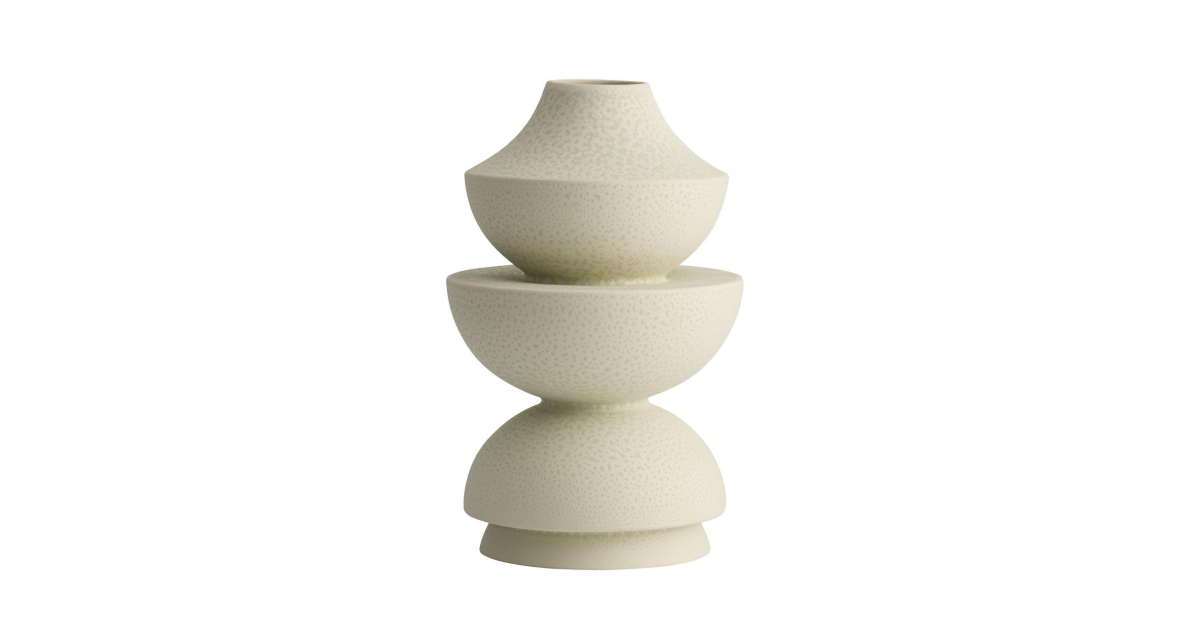 AVE14 - Deruta Vase - Riverstone Reactive, Ceramic