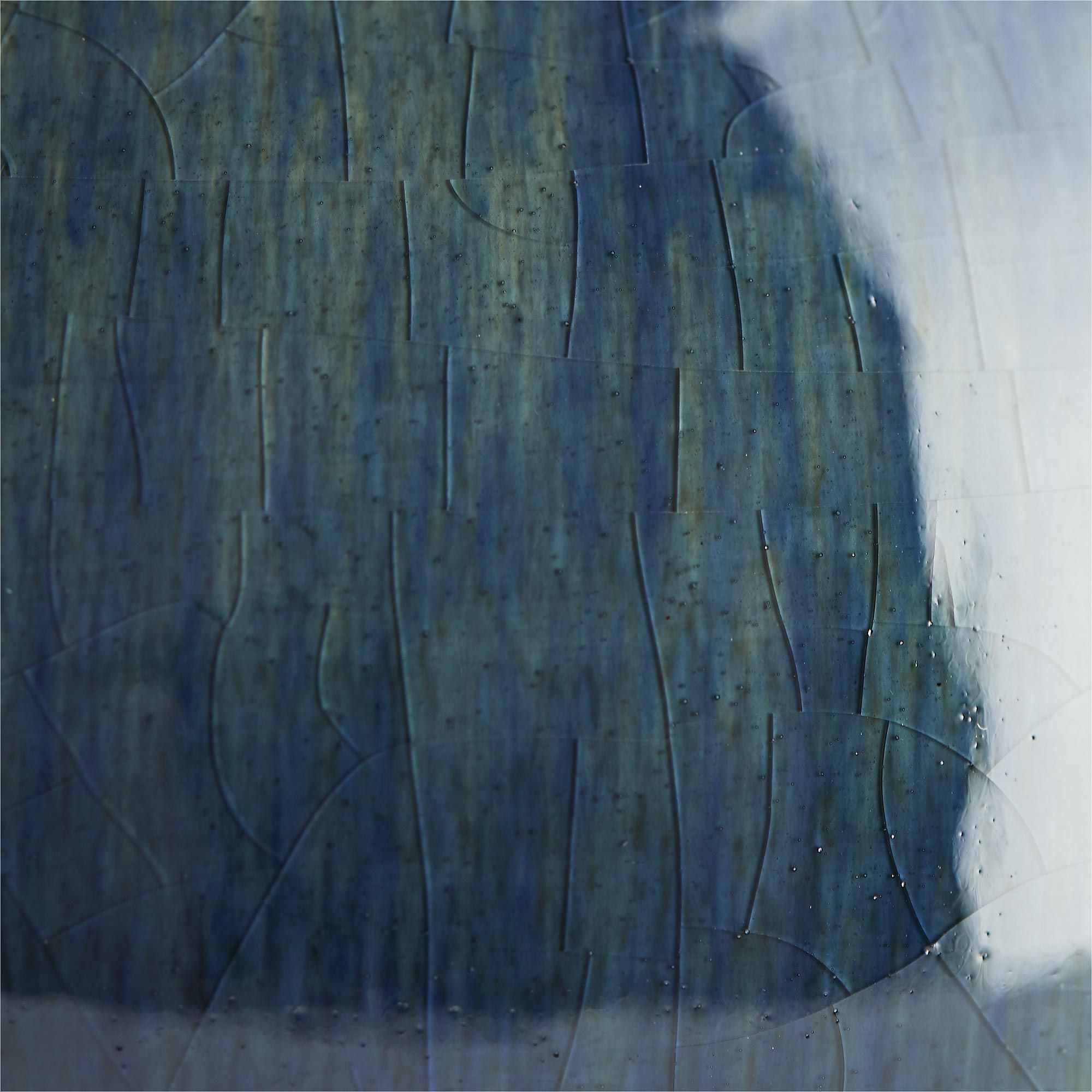 1040 - Tuttle Vases, Set of 2 - Peacock and Bronze Reactive Porcelain