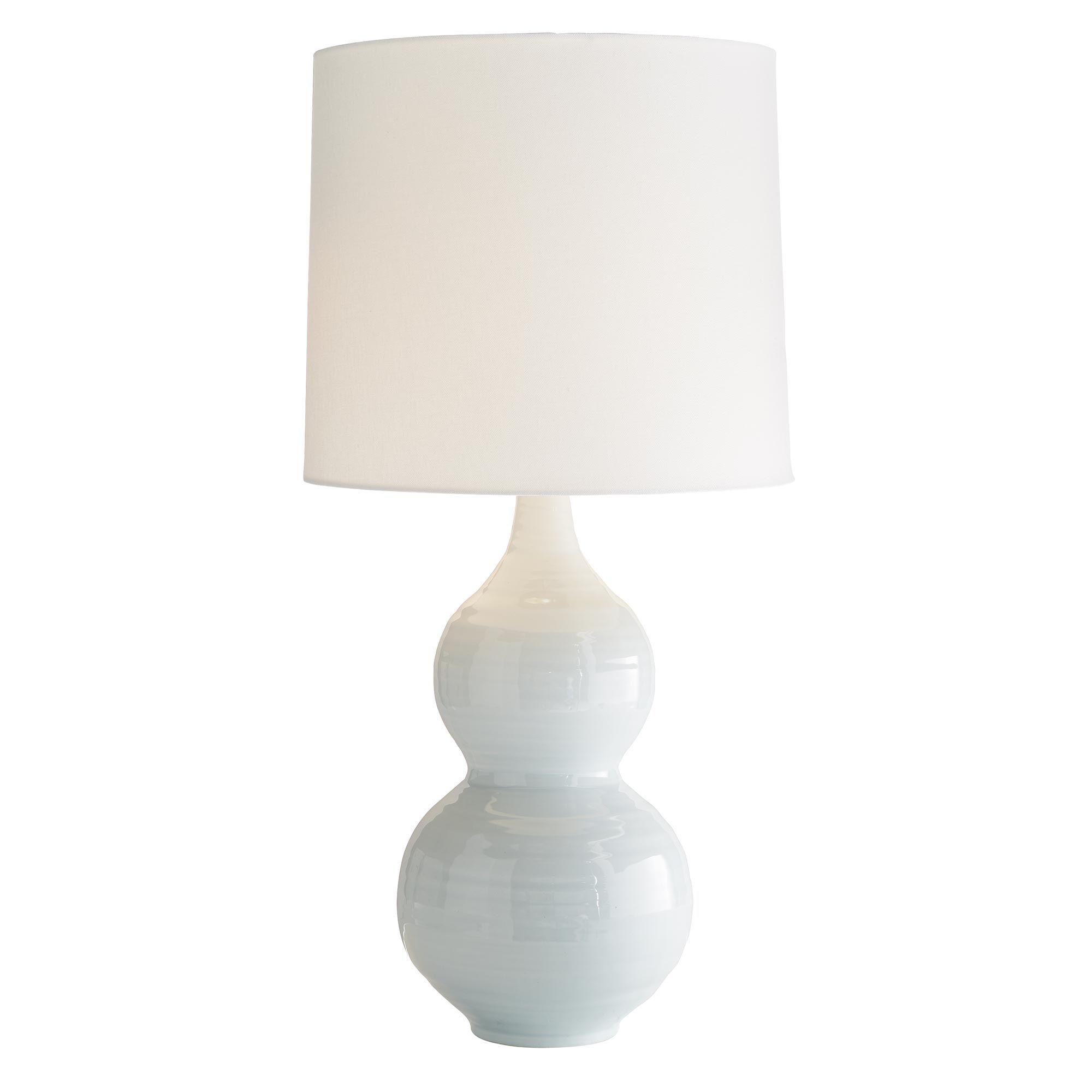 17352-151 - Lacey Lamp - Ice Blue Ceramic