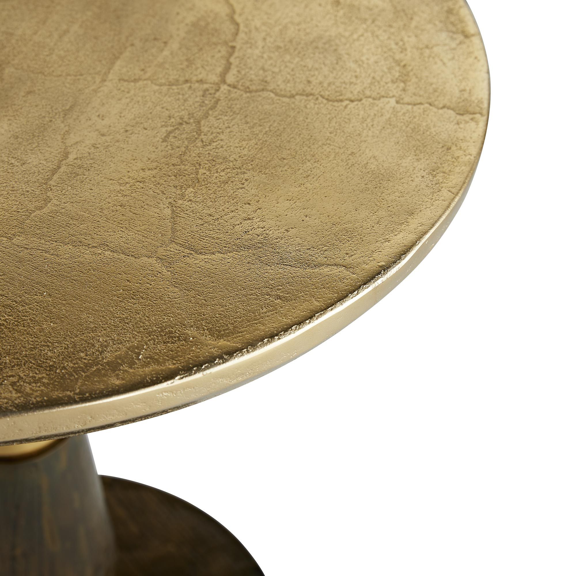 4589 - Rochester End Table - Burnished Gold