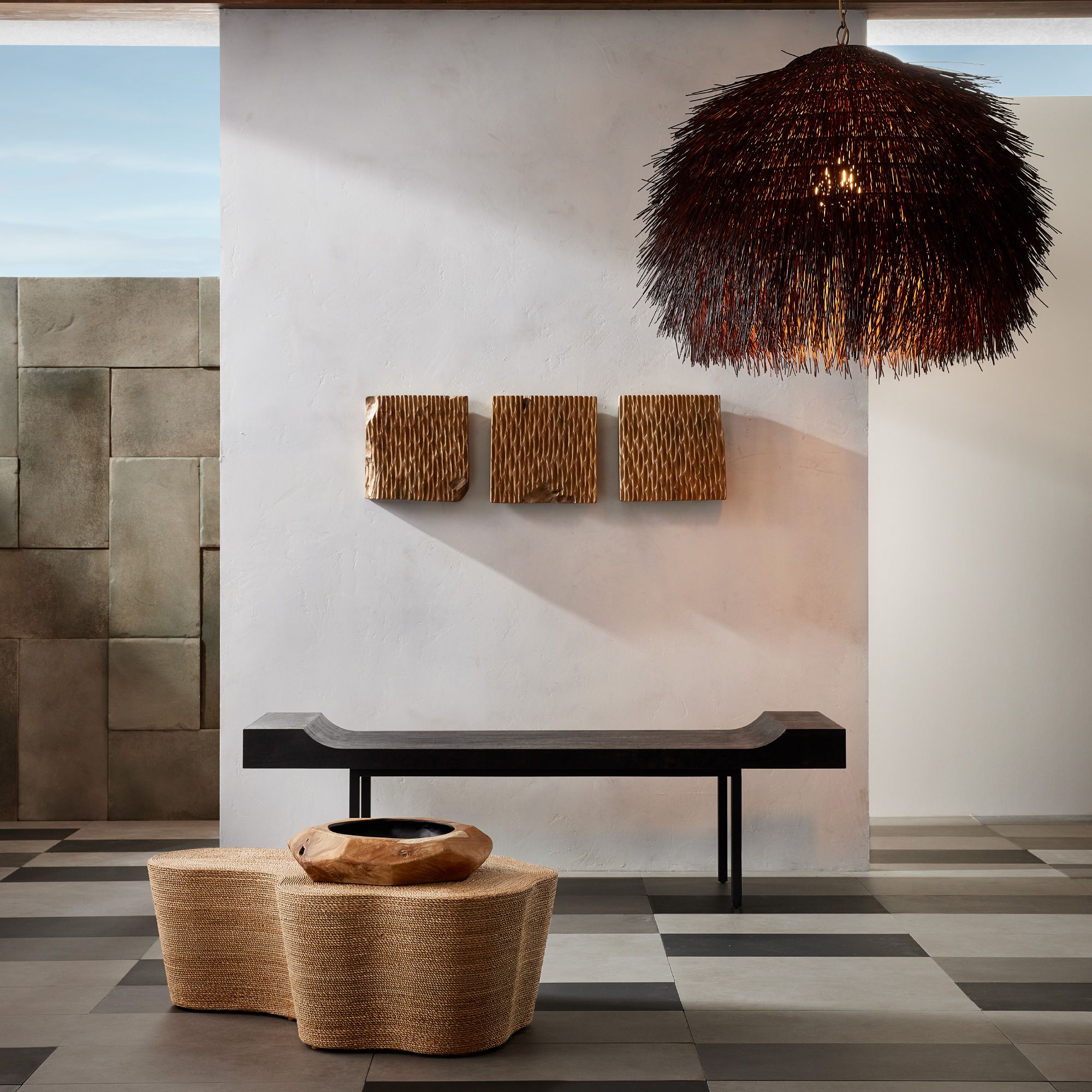 5018 - Meadow Coffee Table - Natural Abaca