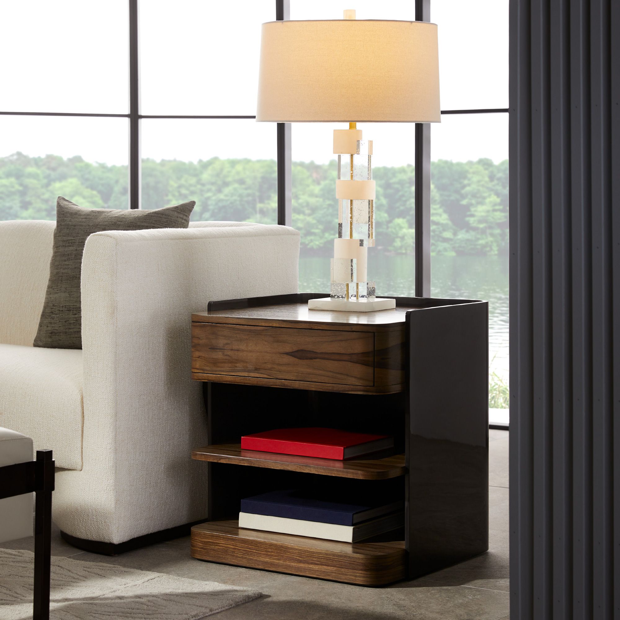 5720 - Medici Side Table - Chateau Gray
