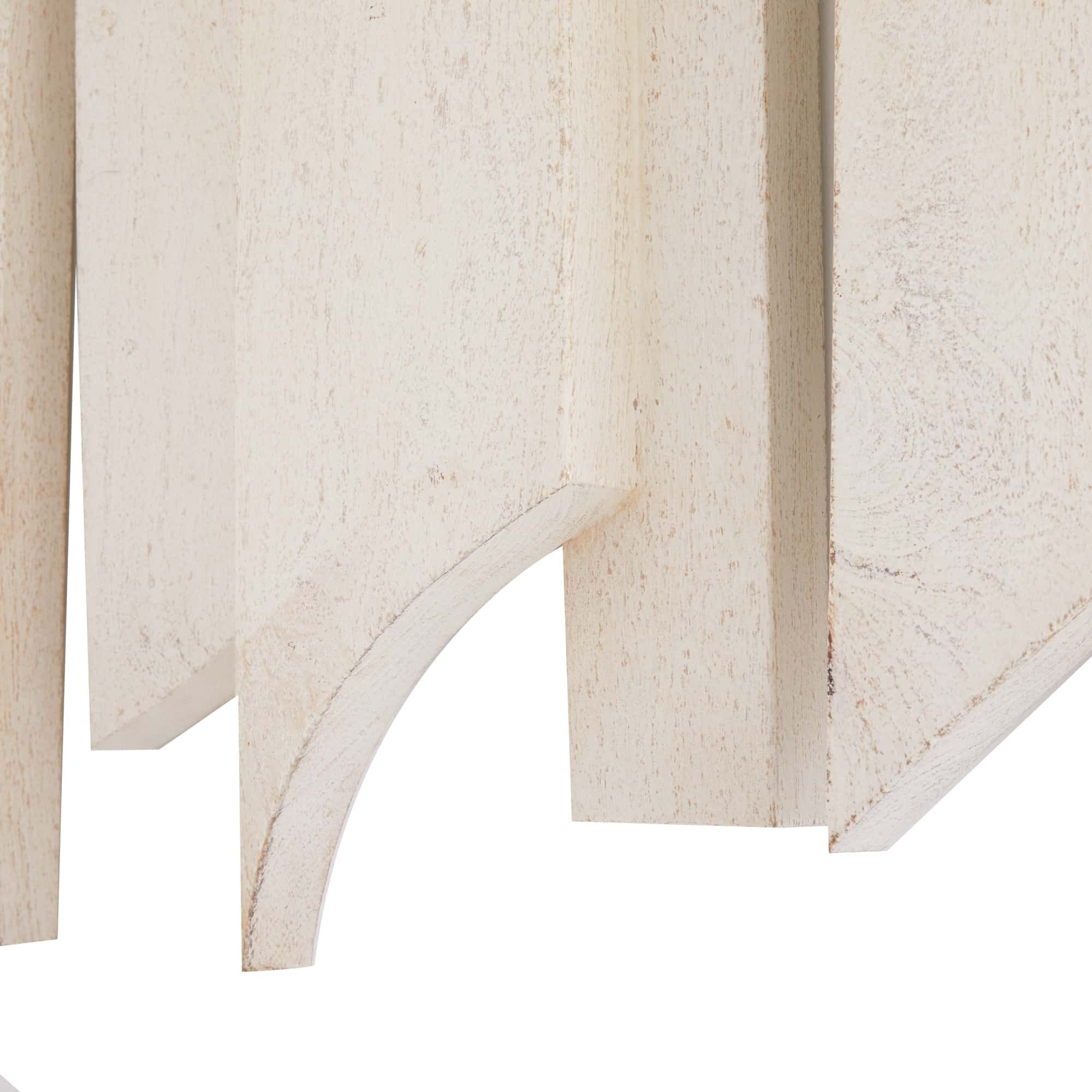 6978 - Pierson Wall Plaques, Set of 3 - Whitewash, Sandblasted