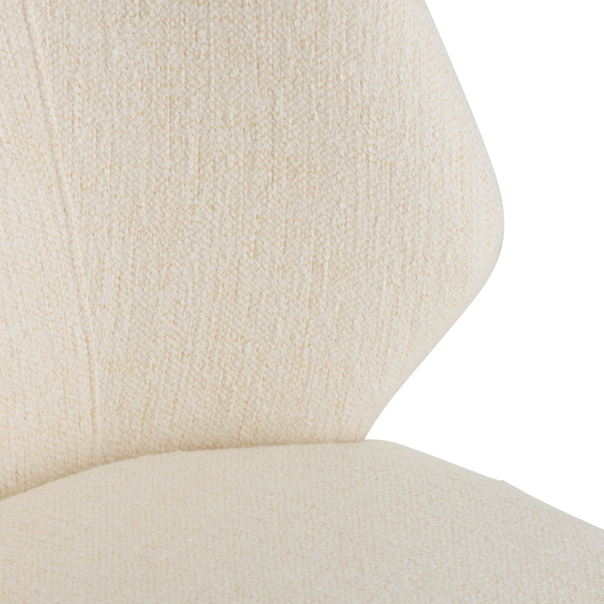 8171 - Poppy Chair Cloud Boucle Champagne Swivel - Cloud Boucle