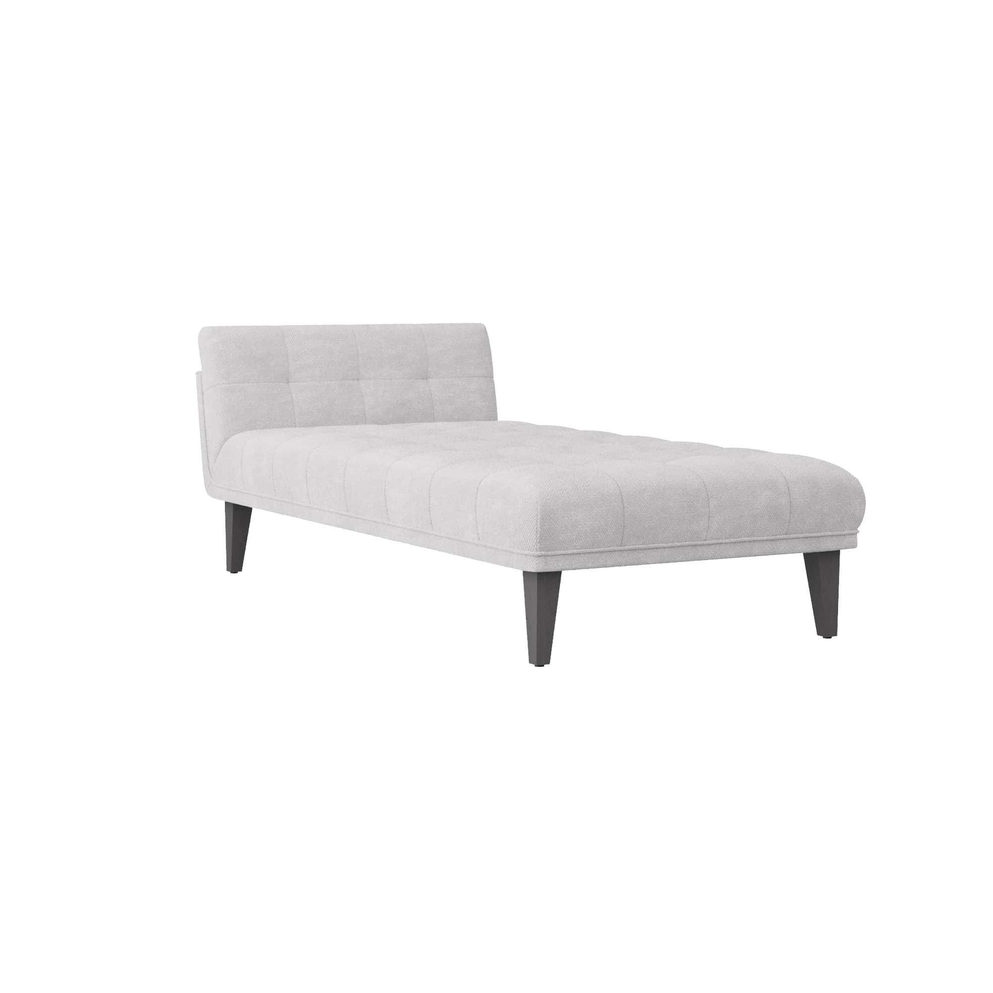8179 - Phaedra Chaise Platinum Boucle Grey Ash - Platinum Boucle
