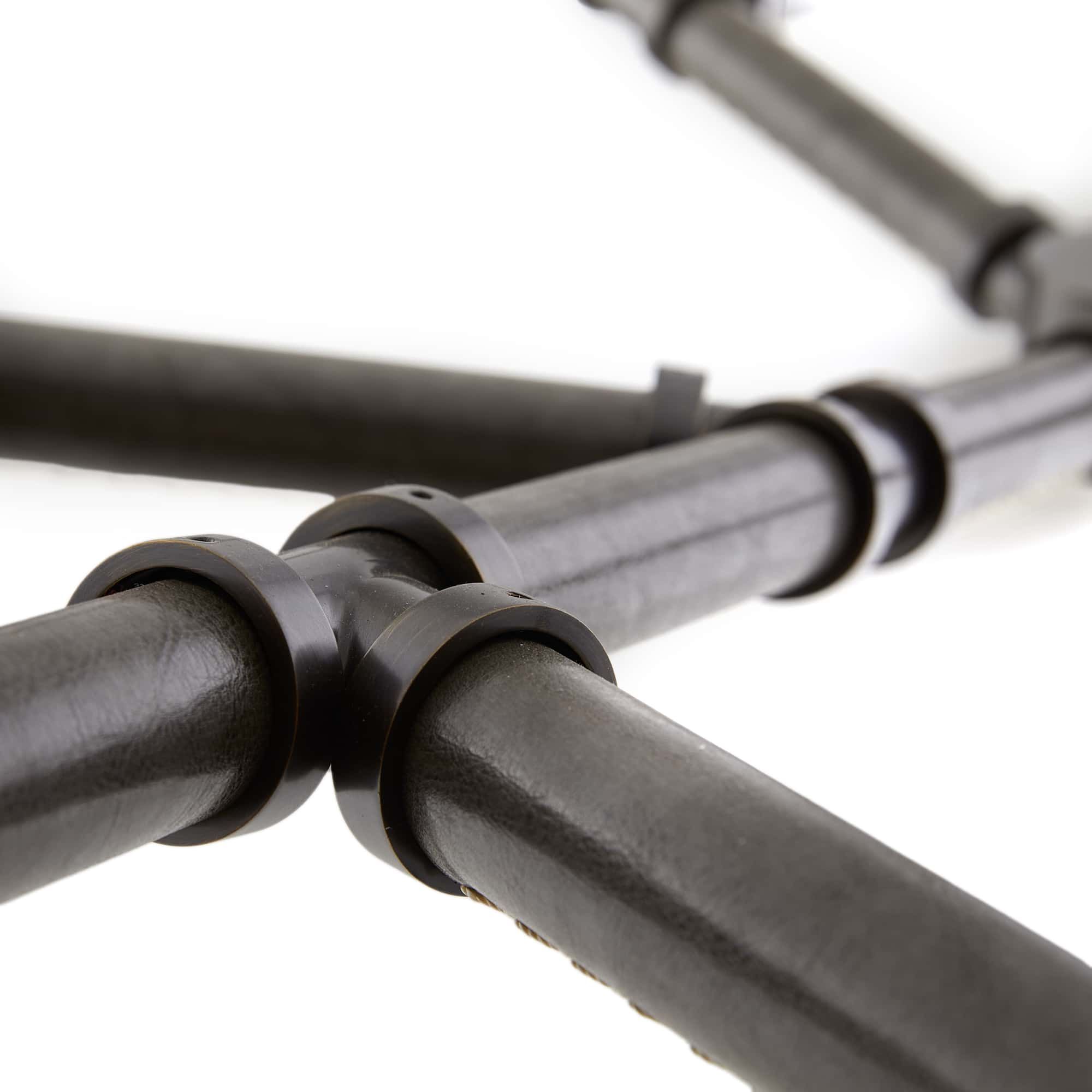 89499 - Paden Chandelier - Charcoal Leather