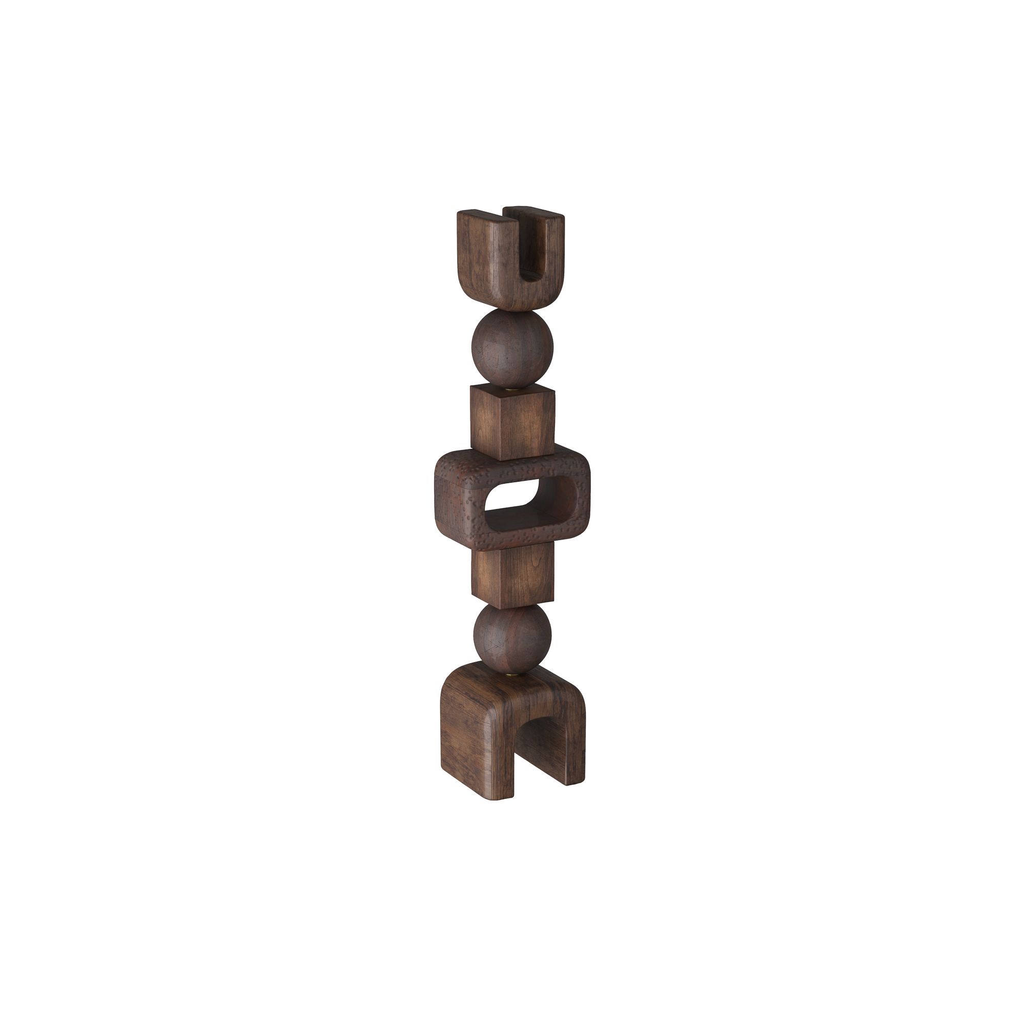 ASS03 - Bakari Sculpture - Walnut Stain