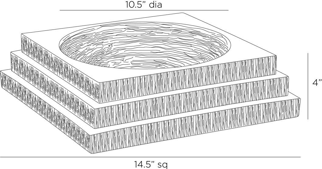 ATC06 - Carlisle Centerpiece - Matte White
