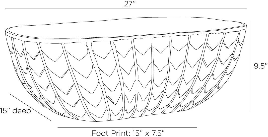 ATI03 - Ezekial Centerpiece - Antique Brass