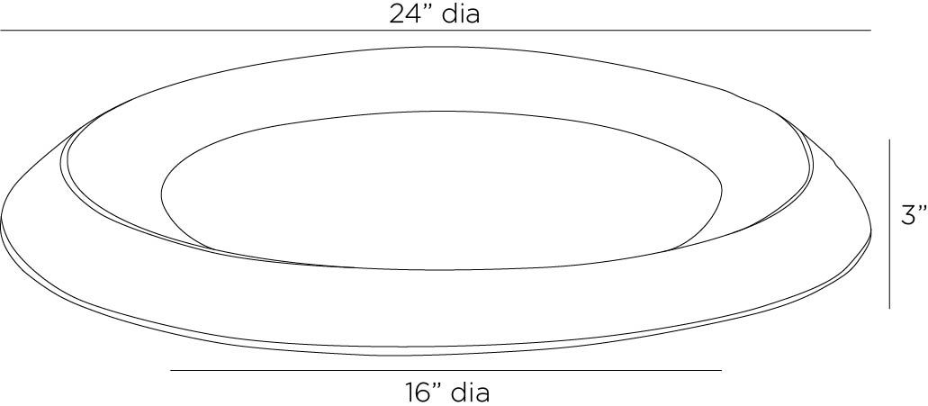 ATI05 - Everett Centerpiece - Distressed Antique Brass