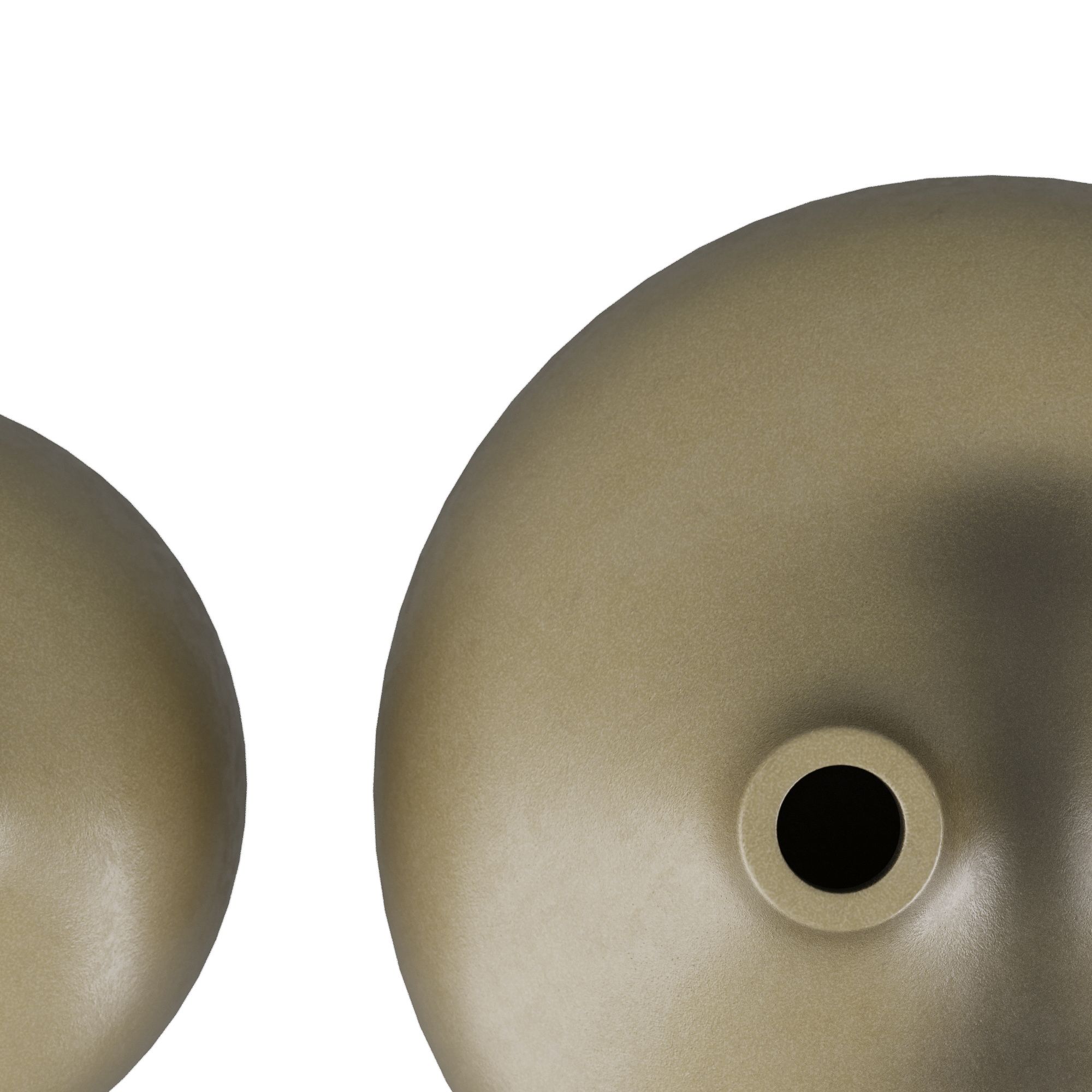 AVE04 - Yeli Sculptures, Set of 2 - Olive