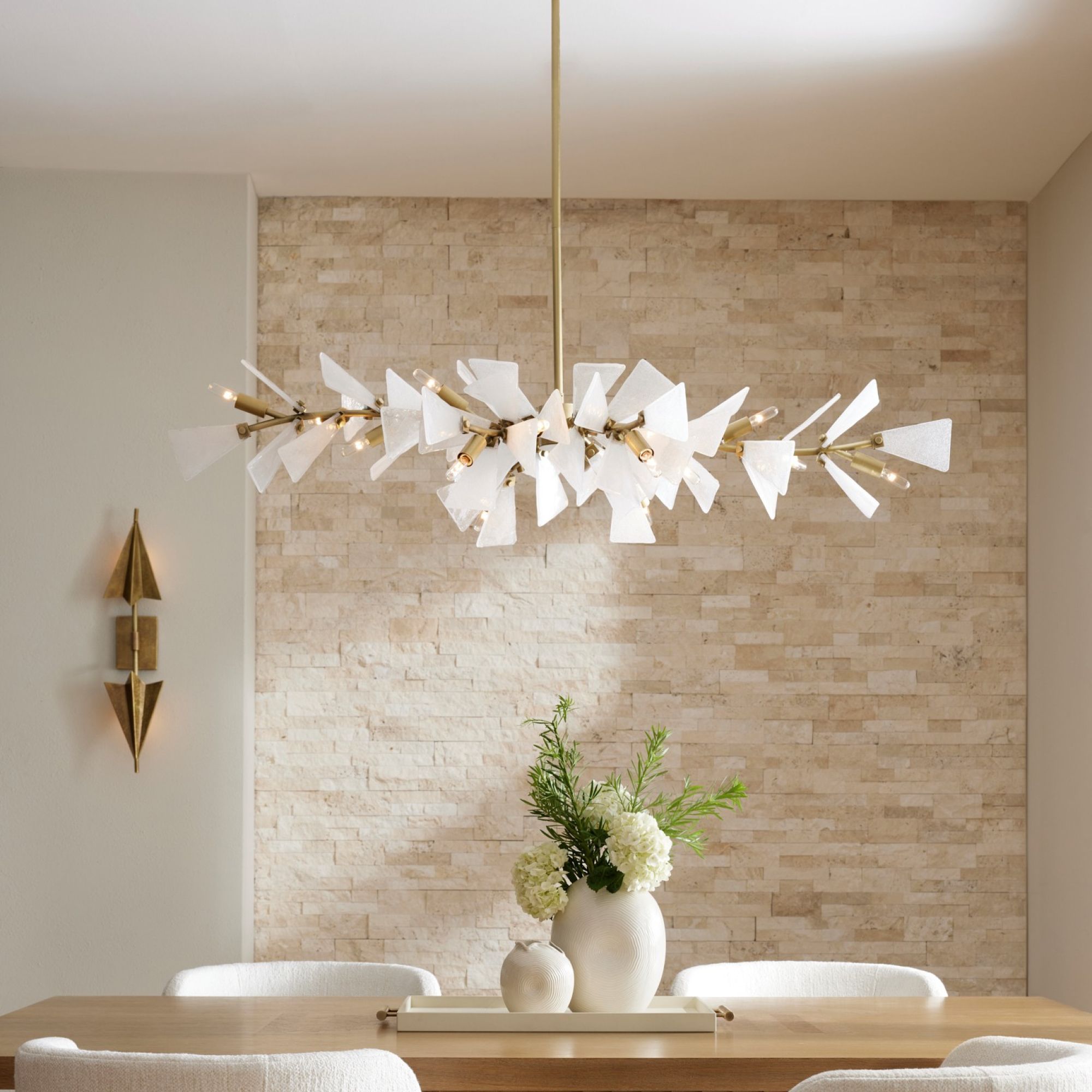 DLC25 - Delmar Chandelier - Clear Seedy