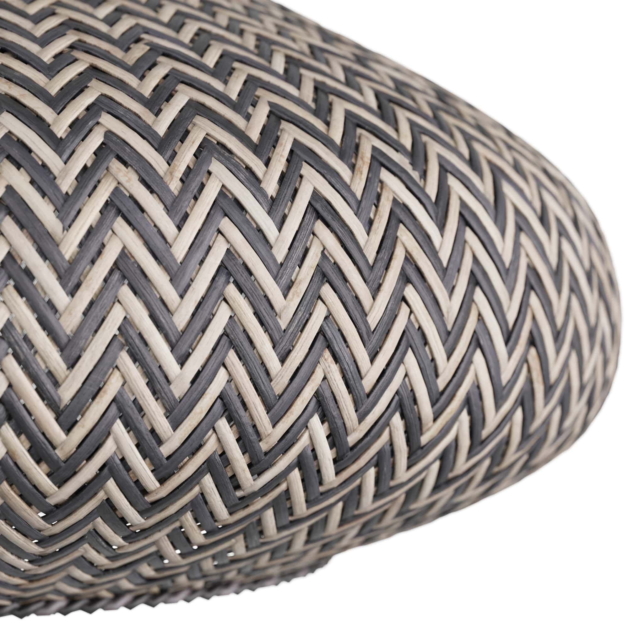 DMS05 - Tulum Pendant - Black Rattan