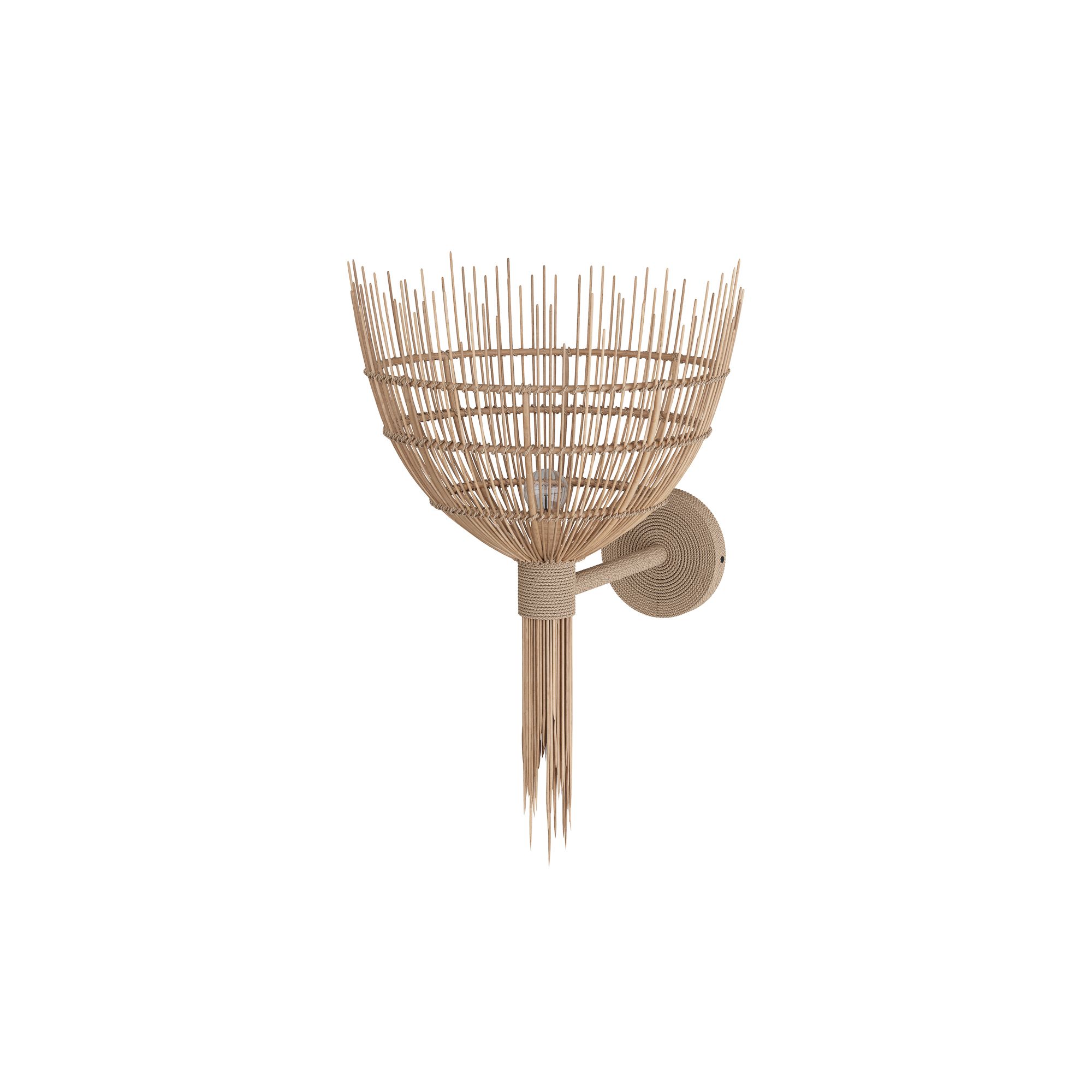 DWS03 - Abitha Sconce - Natural Coco Midrib