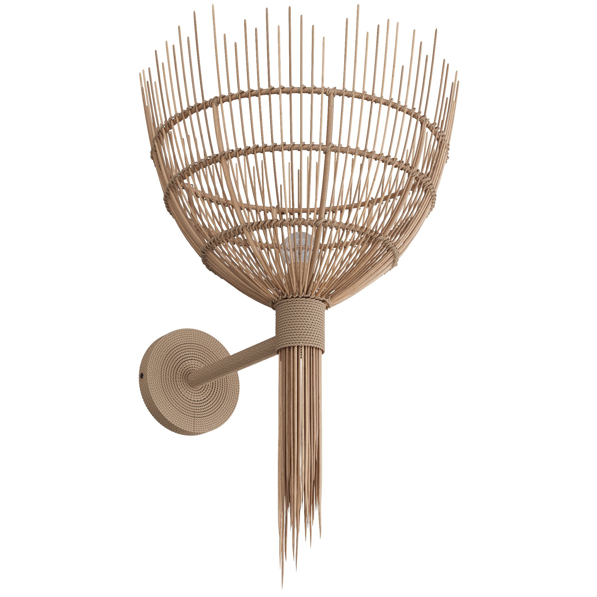 DWS03 - Abitha Sconce - Natural Coco Midrib