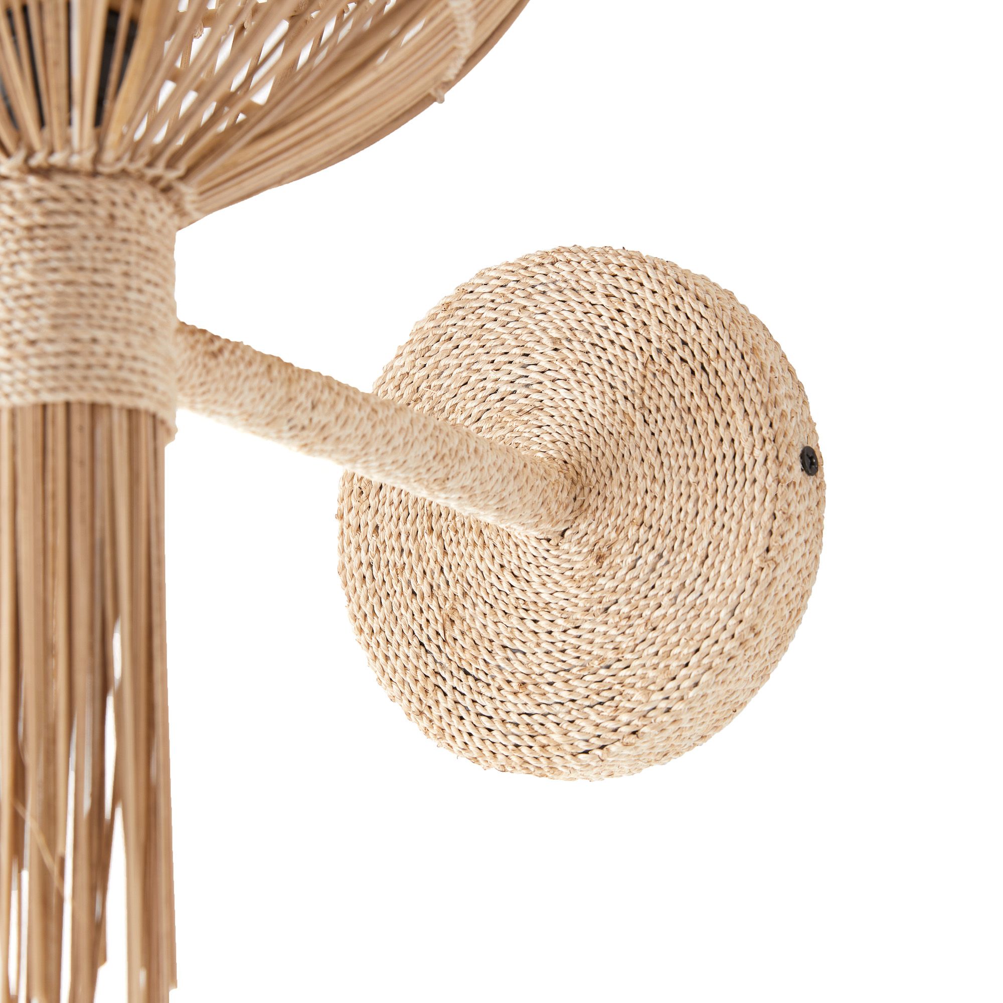 DWS03 - Abitha Sconce - Natural Coco Midrib
