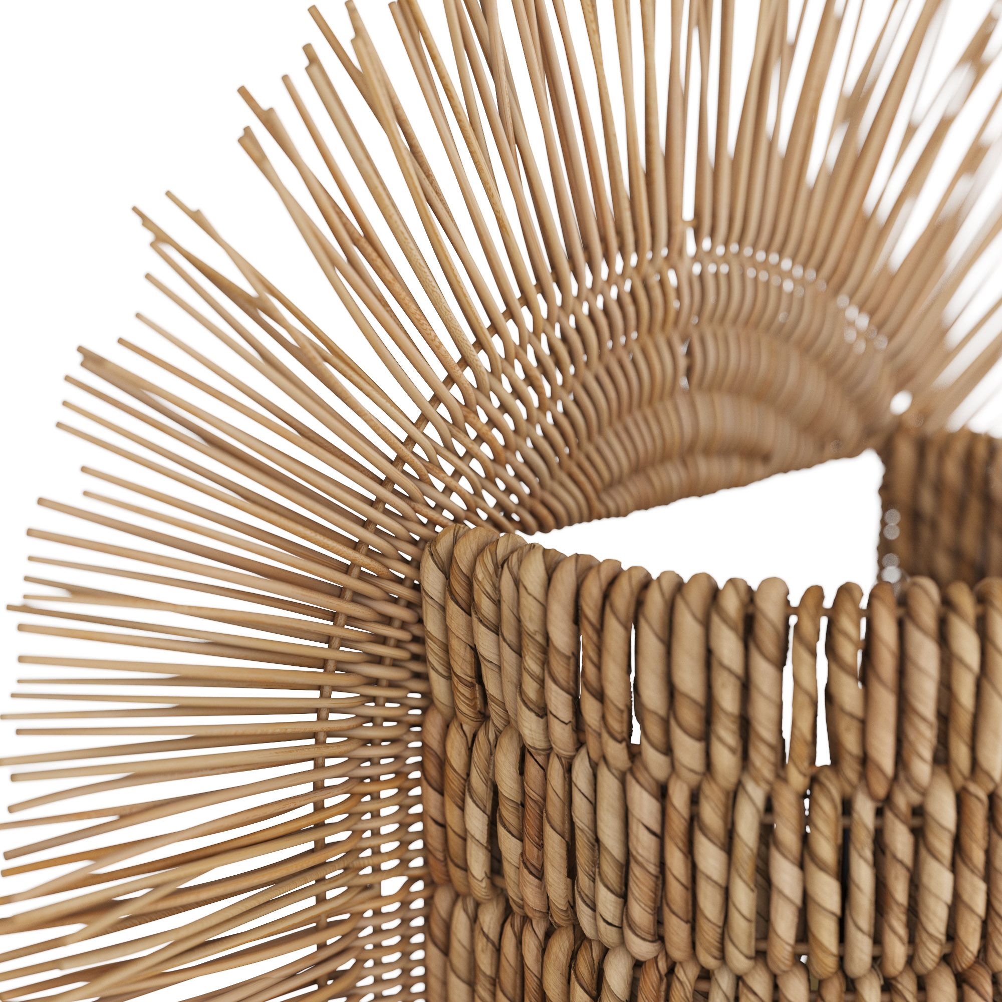 DWS04 - Alexia Sconce - Natural Coco Midrib