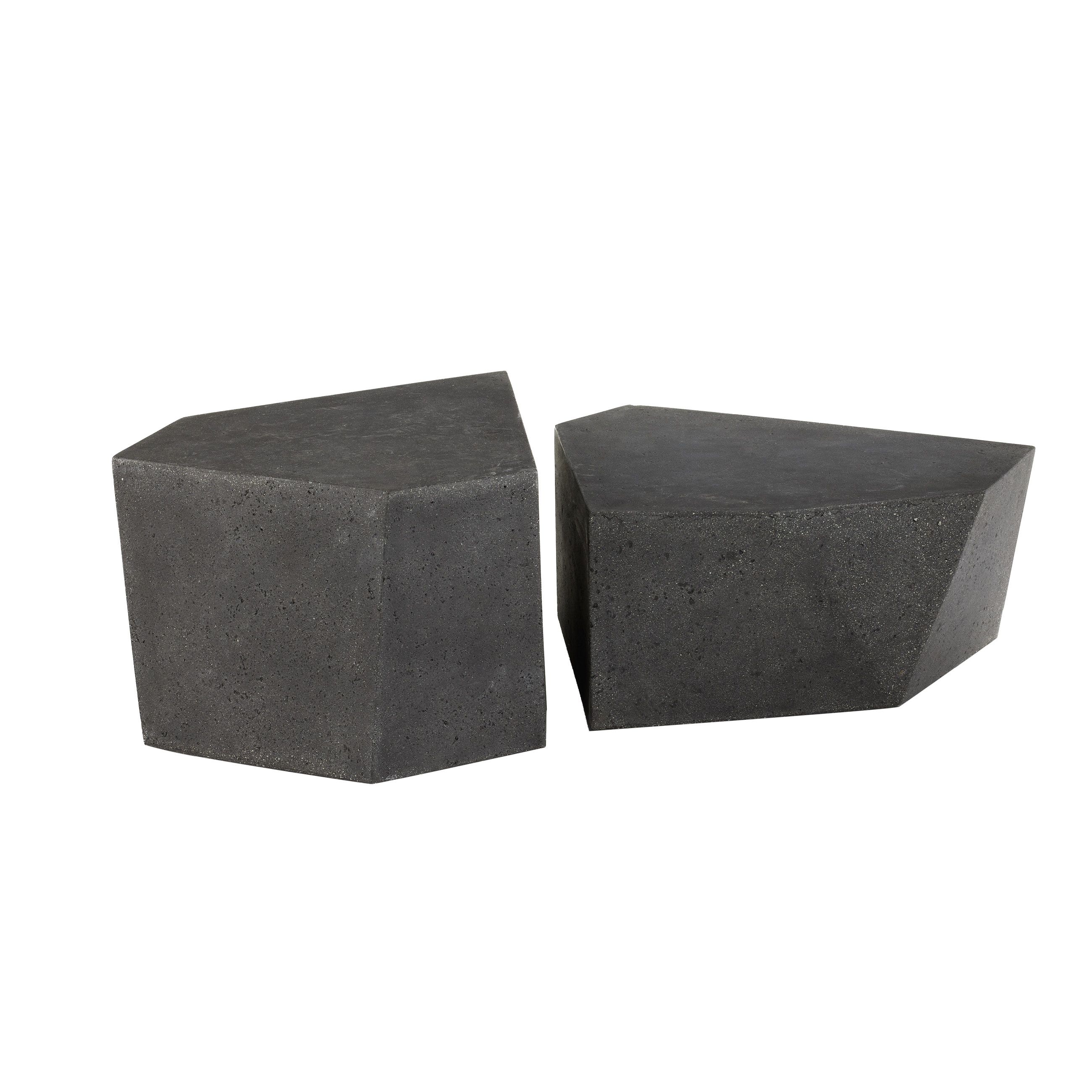 FCS12 - Drover Outdoor Cocktail Tables, Set of 2 - Black