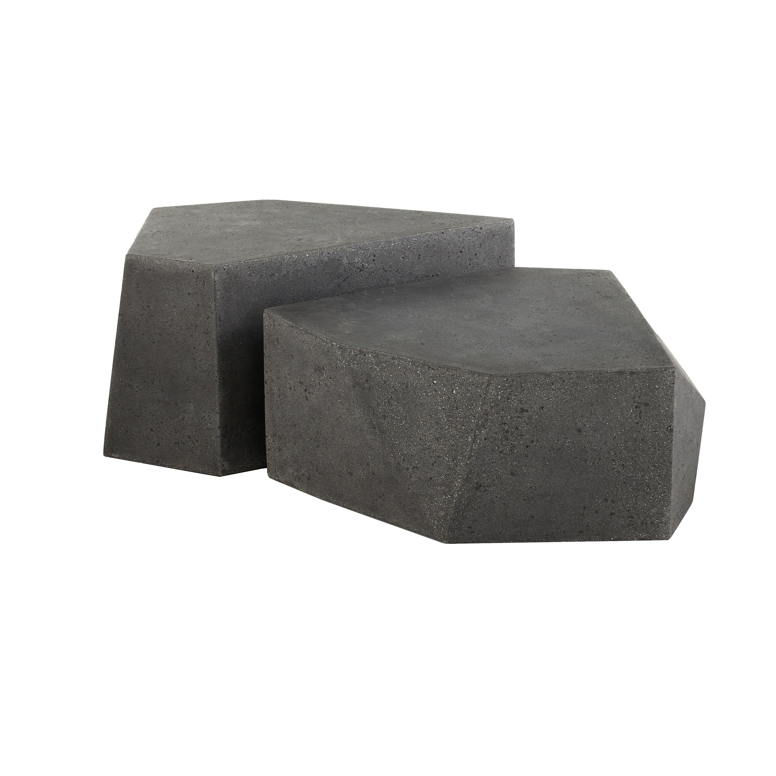 FCS12 - Drover Outdoor Cocktail Tables, Set of 2 - Black