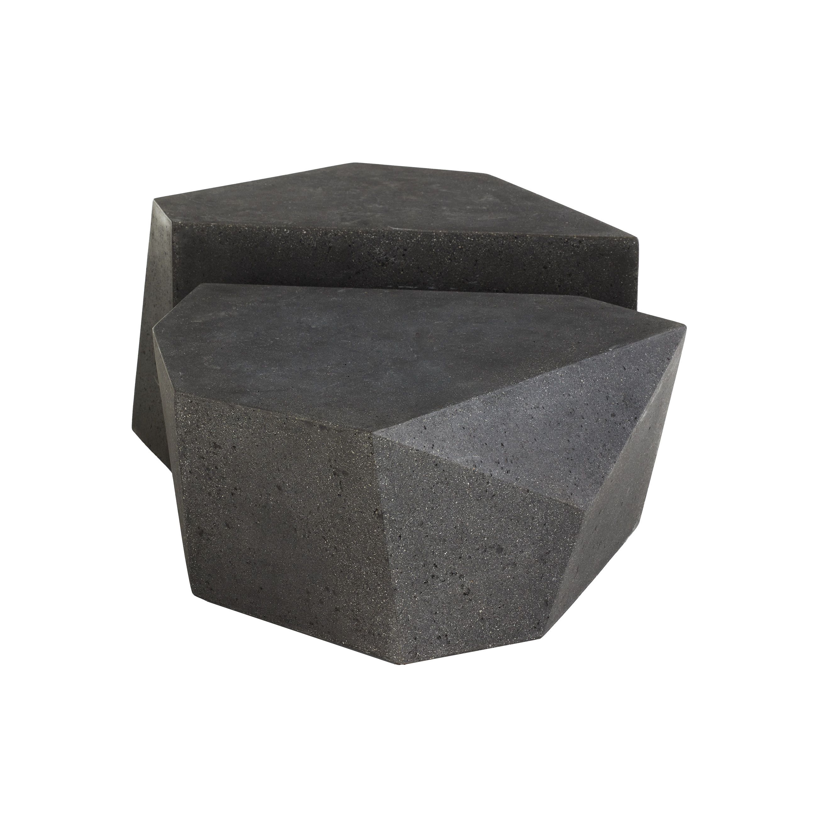 FCS12 - Drover Outdoor Cocktail Tables, Set of 2 - Black