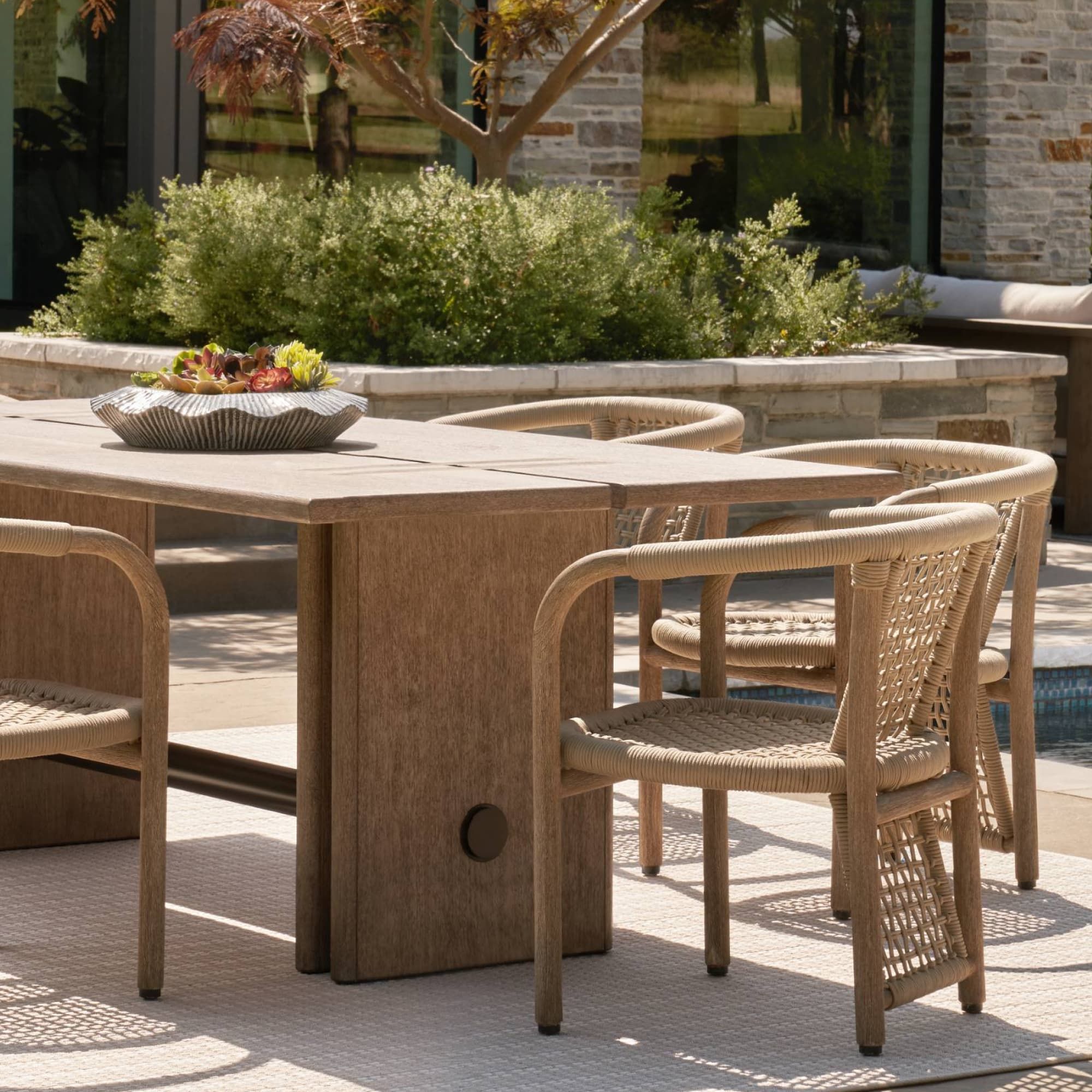 FDS13 - Dominic Outdoor Dining Table - Willow