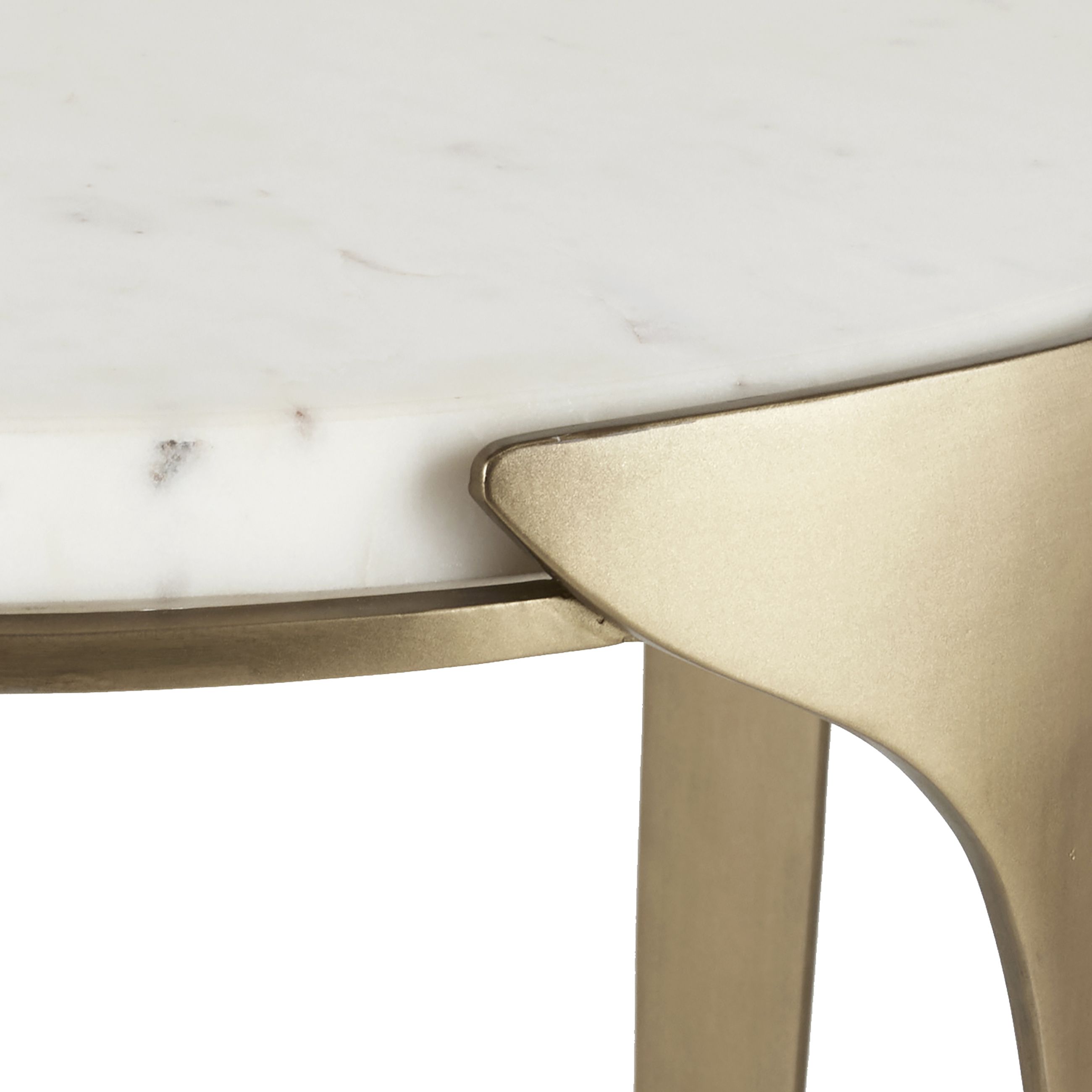 FEI22 - Janine End Table - Antique Brass