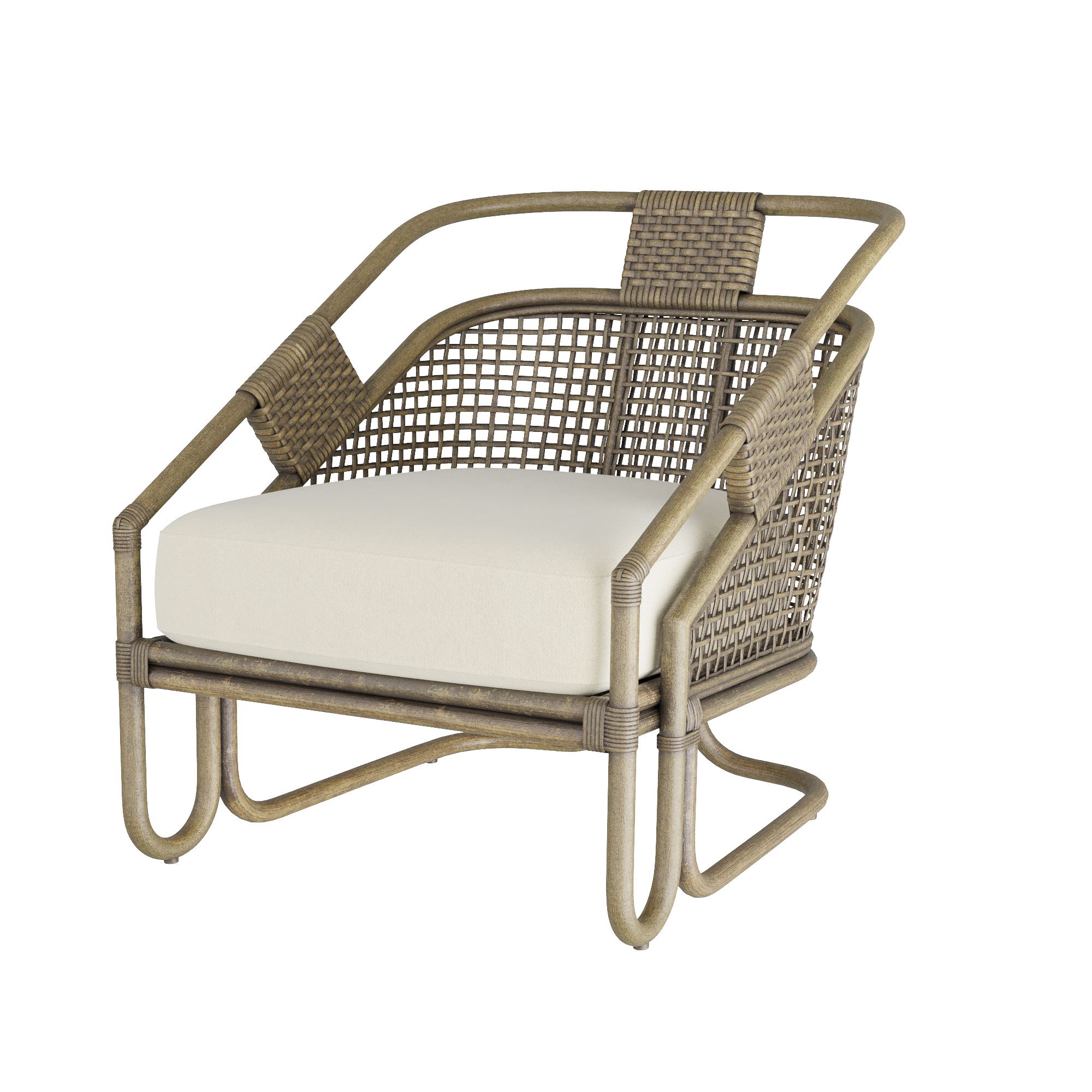 FRS08 - Begala Lounge Chair - Bone Linen