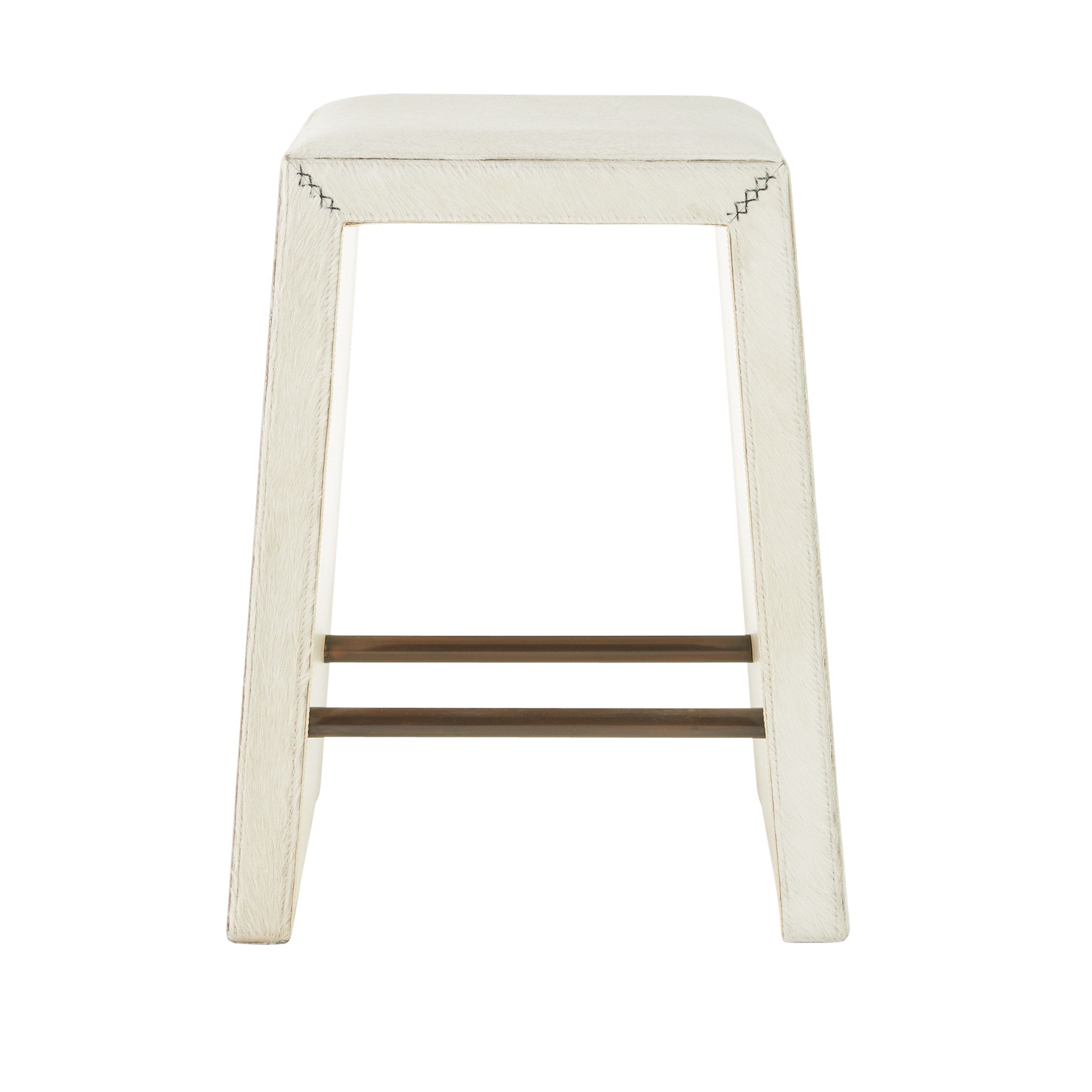 FSI13 - Cowan Counter Stool - White Hair on Hide