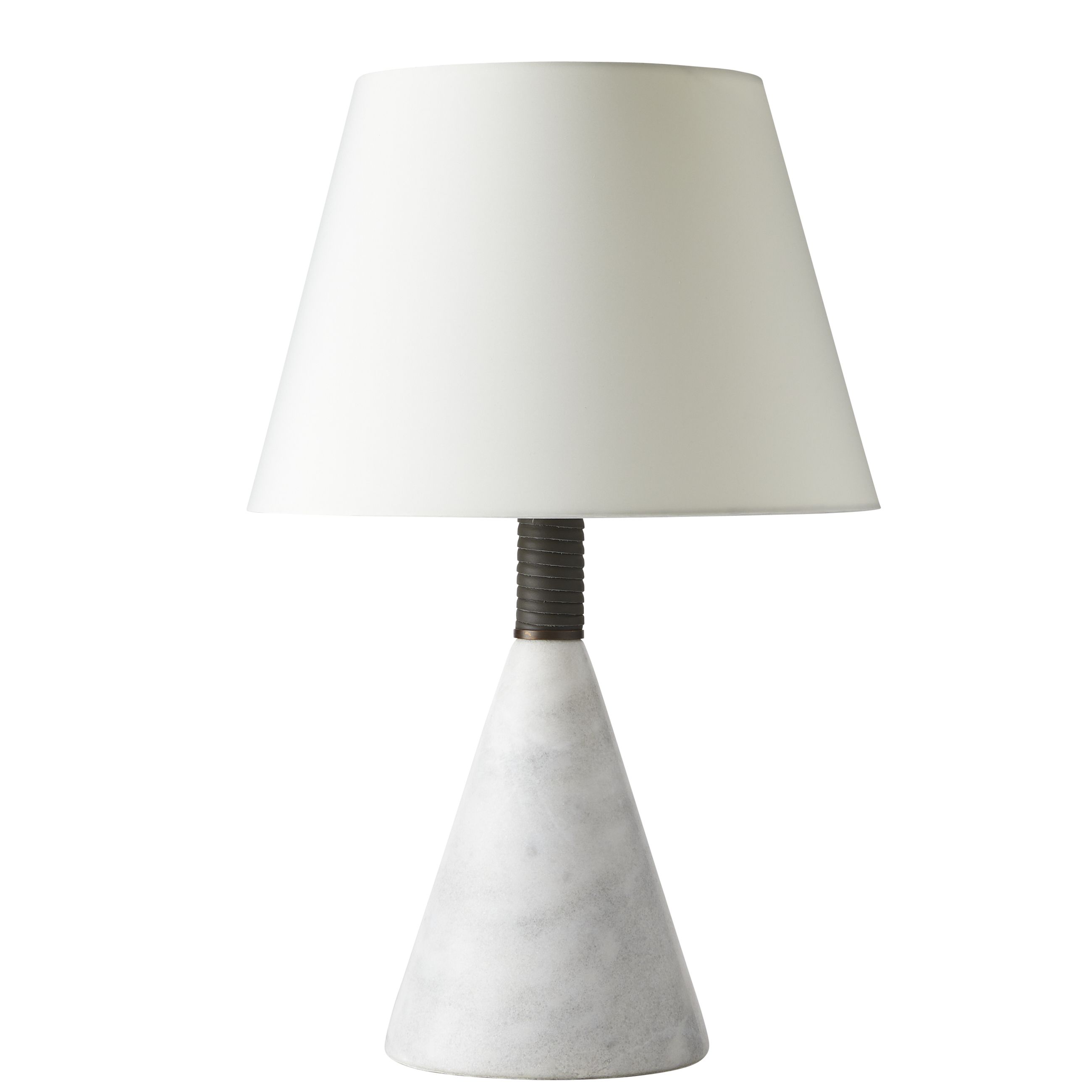 PTC38-SH039 - Everly Lamp - White, Marble