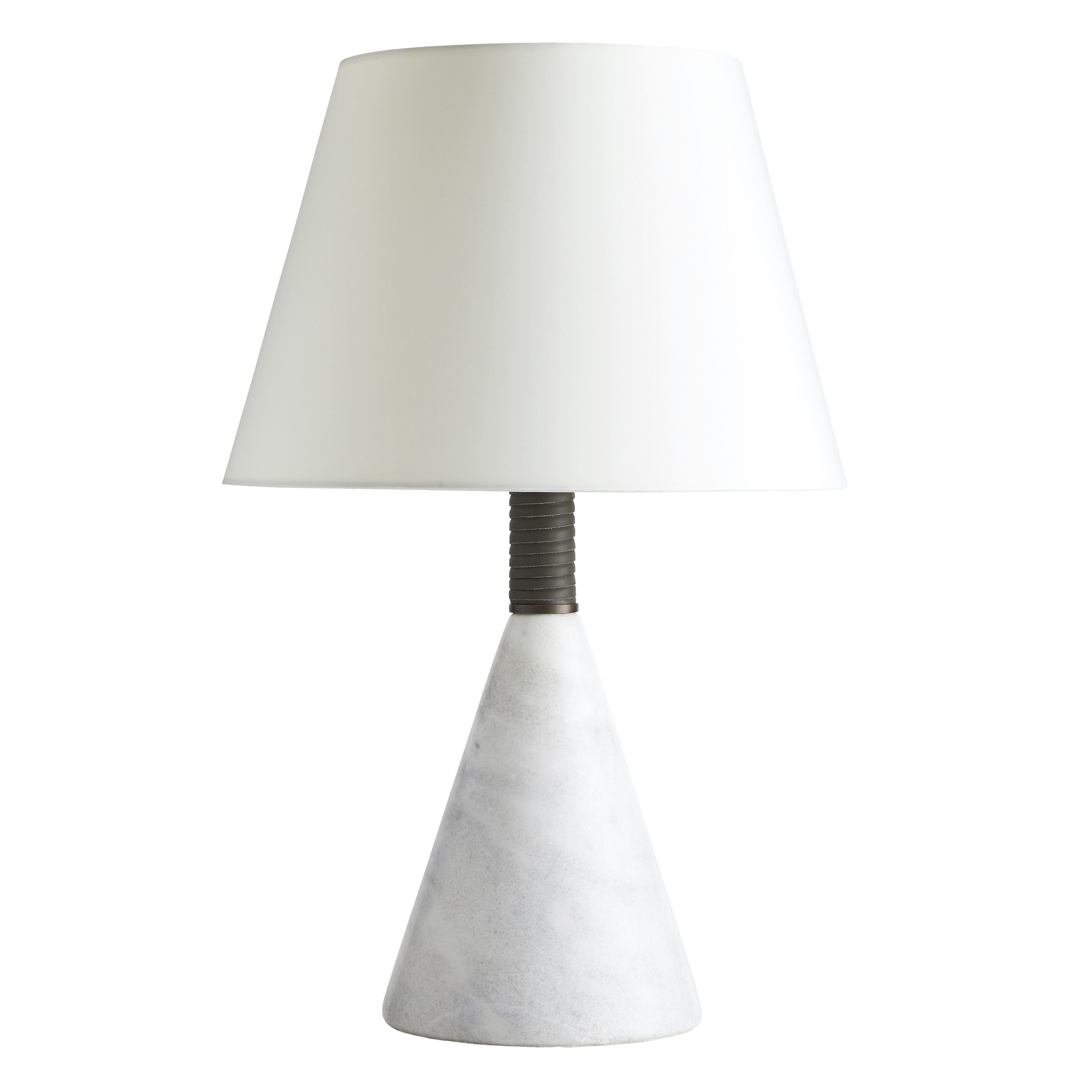 PTC38-SH039 - Everly Lamp - White, Marble