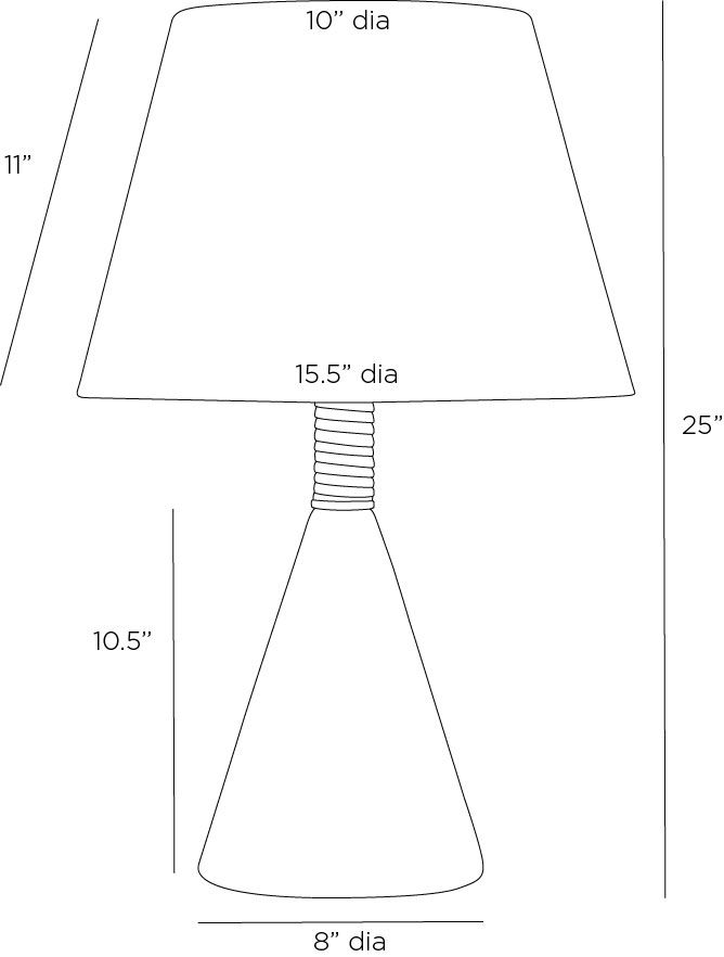 PTC38-SH039 - Everly Lamp - White, Marble