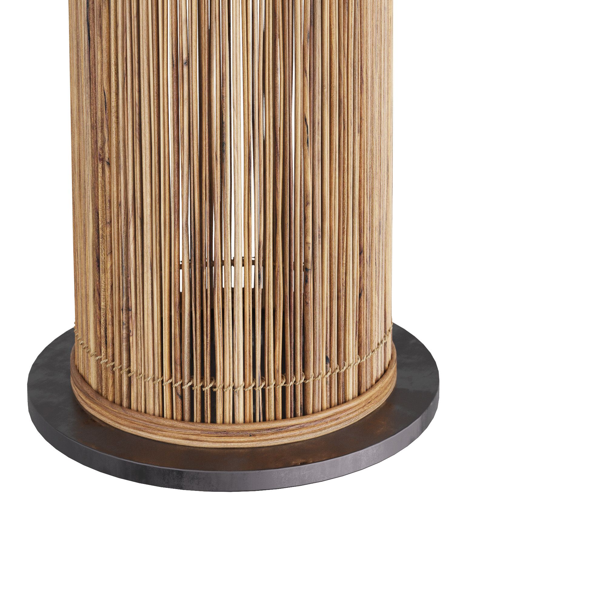 PTS10 - Belize Lamp - Natural, Rattan
