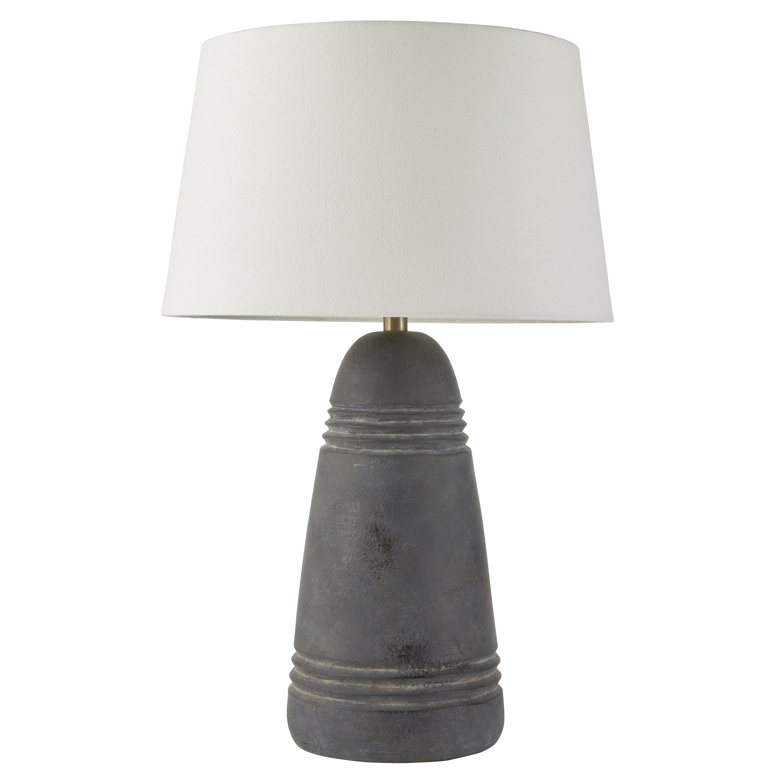 PTS16-829 - Django Lamp - Matte Charcoal, Terracotta