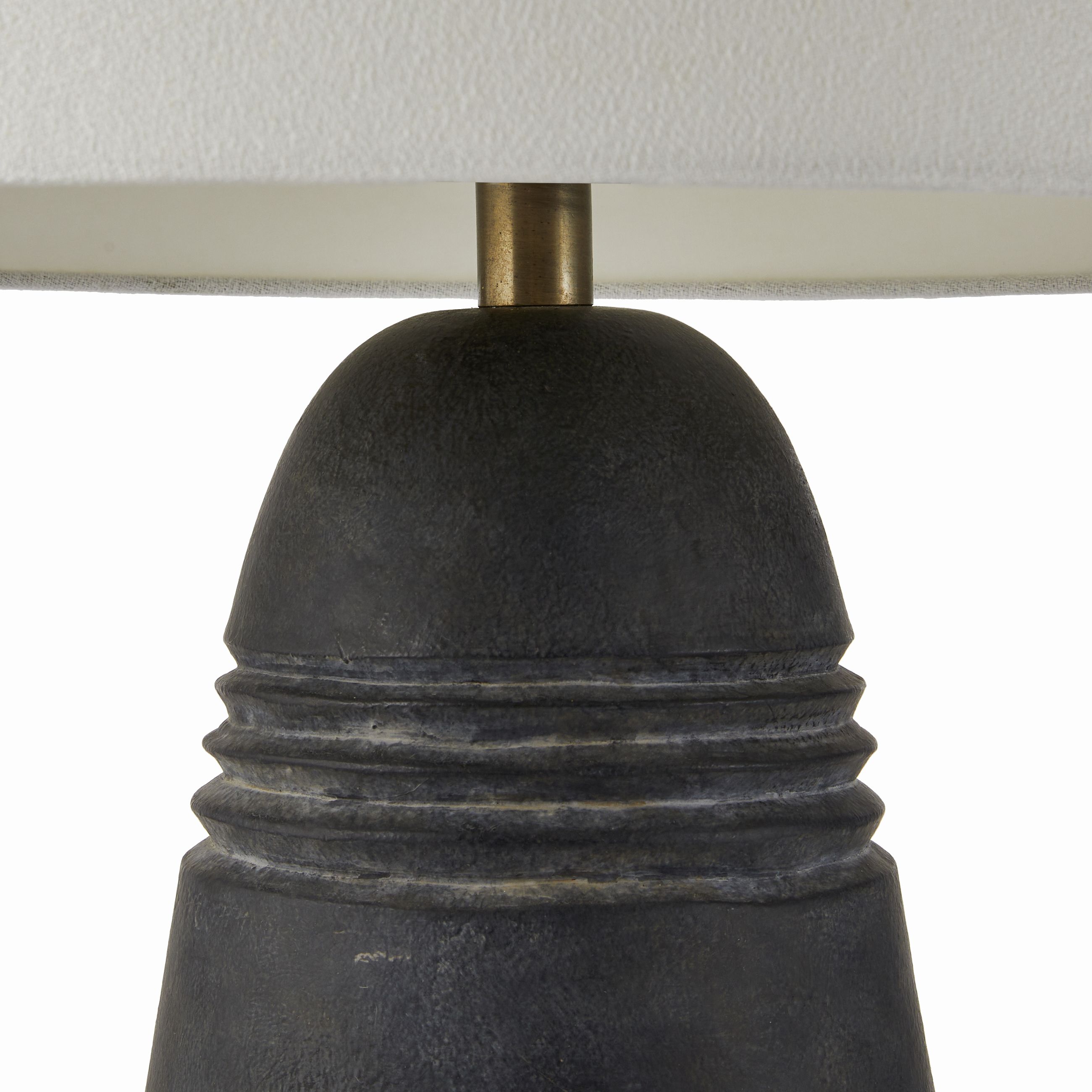PTS16-829 - Django Lamp - Matte Charcoal, Terracotta