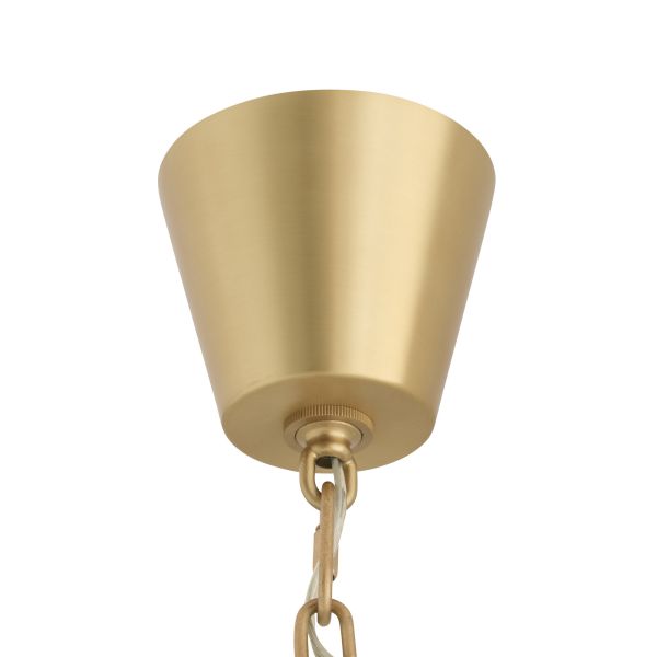 49379 - Berkley Pendant - Antique Brass, Clear Crystal