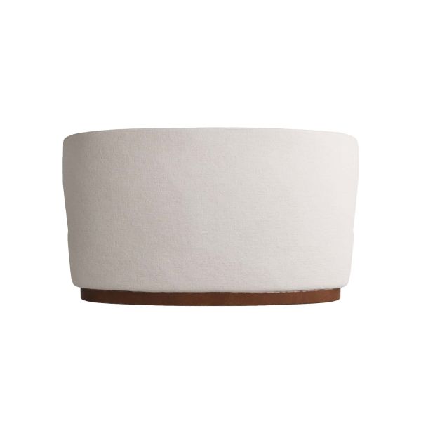 8176 - Pasadena Settee Cloud Boucle Dark Walnut - Cloud Boucle