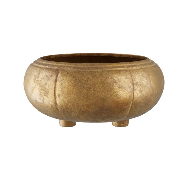 ATI01 - Zehir Cache Pot - Antique Brass