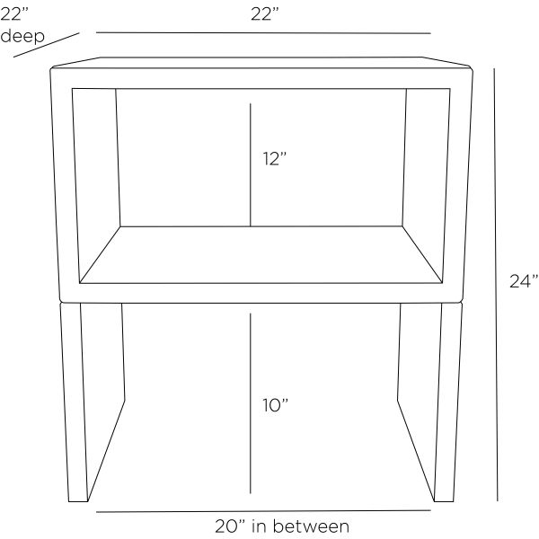 FEI07 - Talcon End Table - Antique Brass