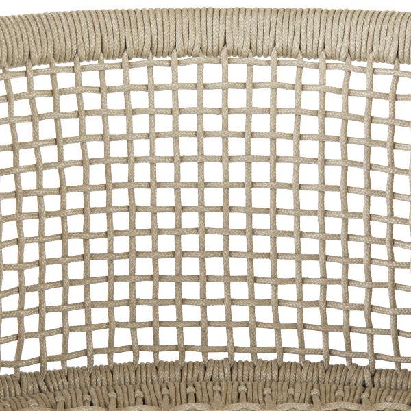 FSS01 - Enzo Outdoor Counter Stool - Buff Plain Weave