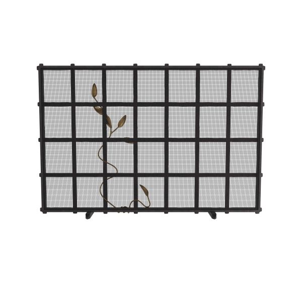 GDAFI01 - Rivet Fire Screen - Natural Iron