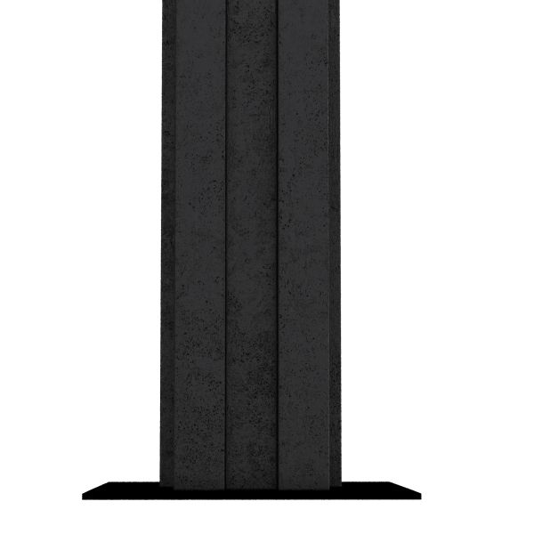 PFC12-SH017 - Beaux Floor Lamp - Black, Lavastone