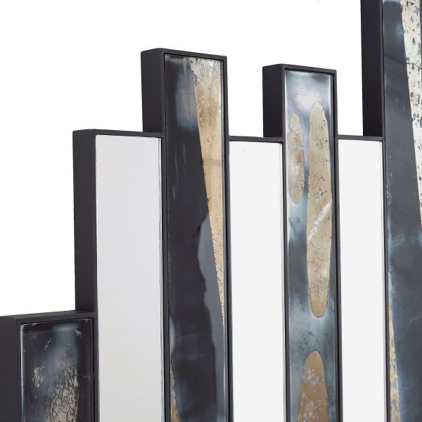 WDI02 - Darcy Mirror - Blackened Iron