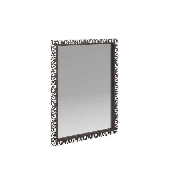 WMI36 - Aghassi Mirror - Black & White, Resin