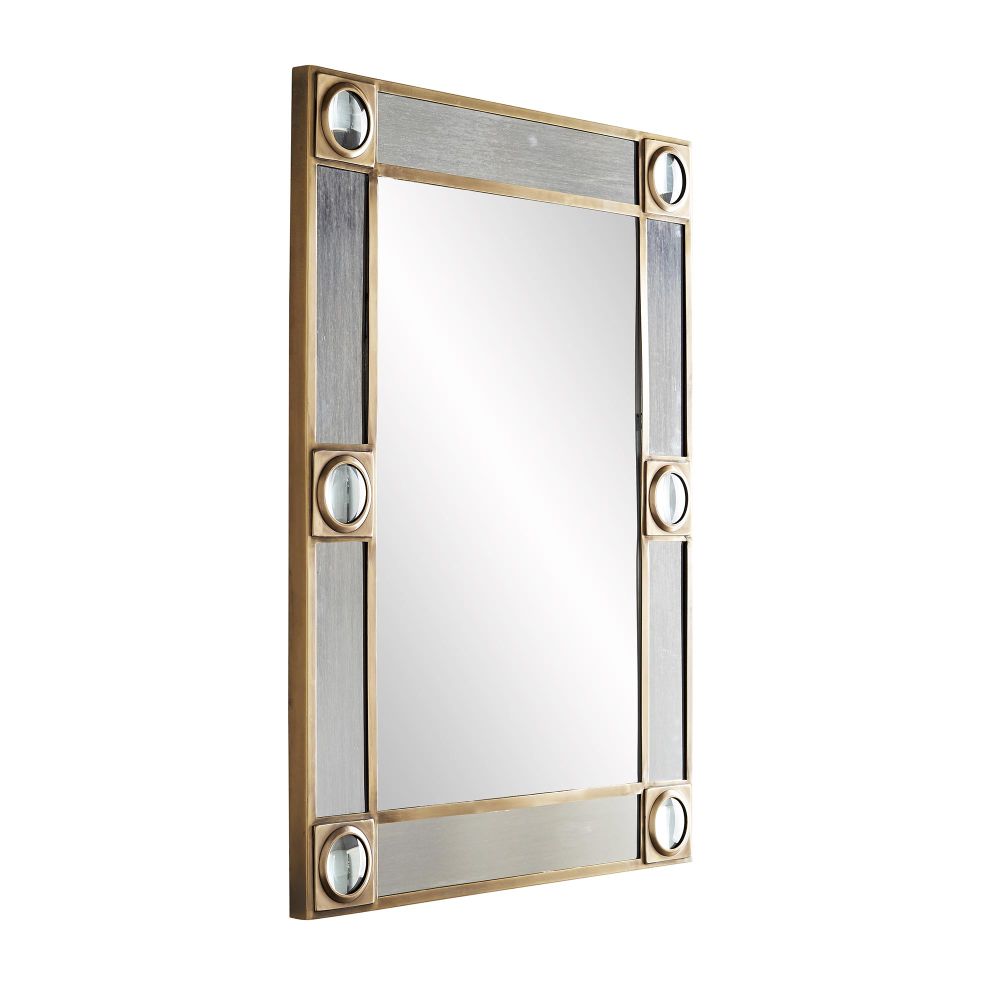 2205 - Baldwin Mirror - Antique Brass