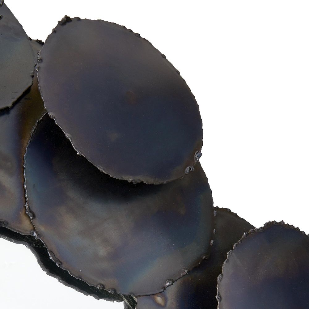 3151 - Kensey Discs Mirror - Burnt Iron