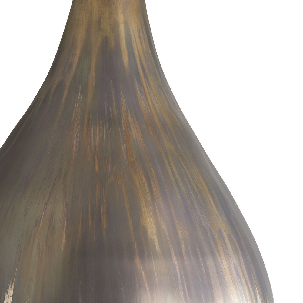 44415-295 - Romy Lamp - Satin Silvered Bronze, Glass