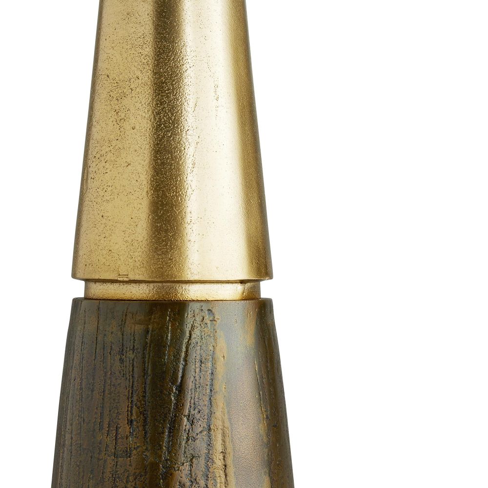 4589 - Rochester End Table - Antique Gold, Aluminum