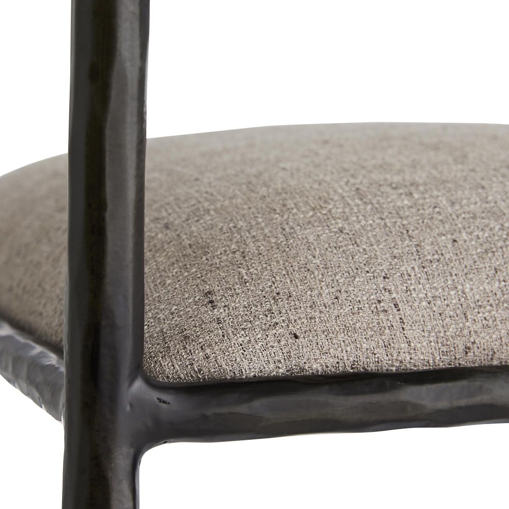4709 - Barbana Bar Stool Pewter Texture - Pewter Texture