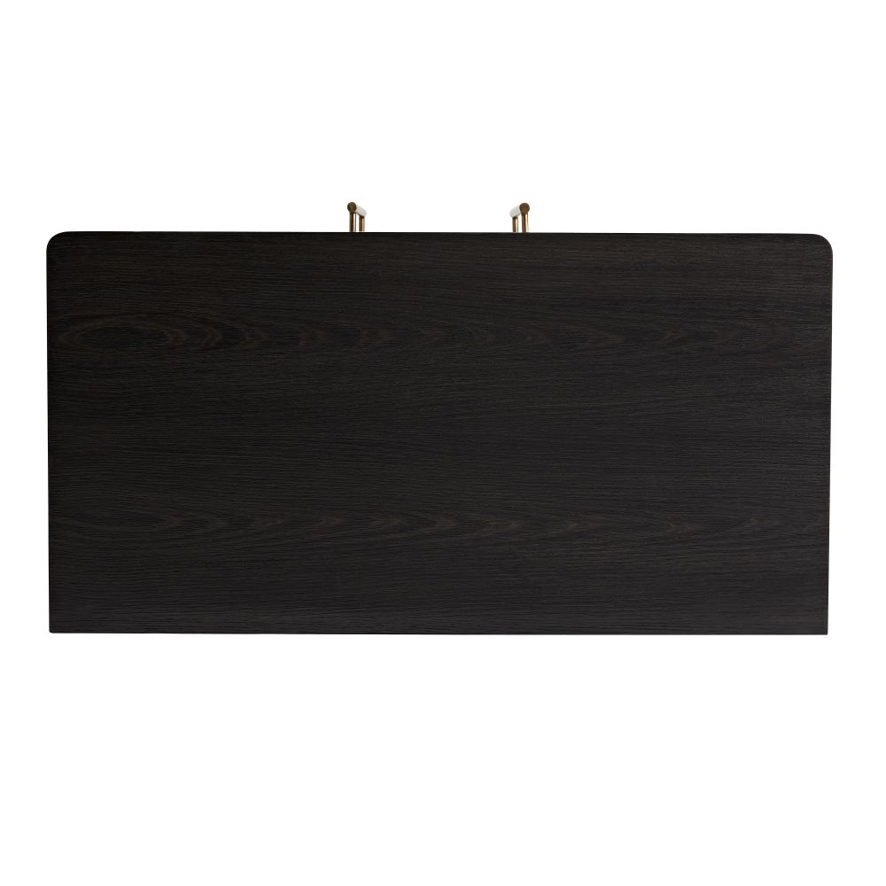 4811 - Edison Cocktail Cabinet - Ebony, Oak Wood